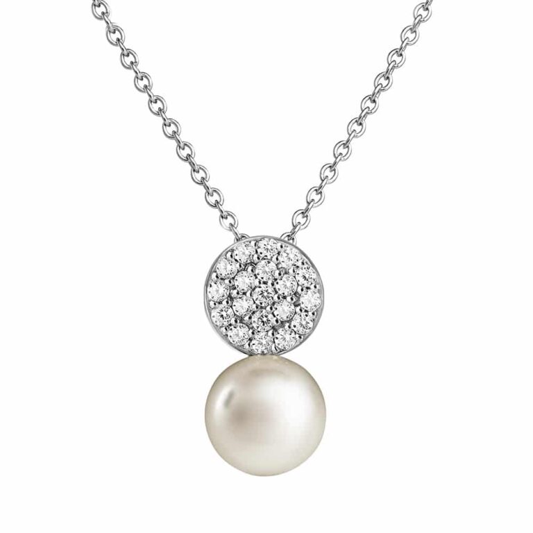 Isle of Wight Pearl - Amberley Large Disc Pearl Pendant