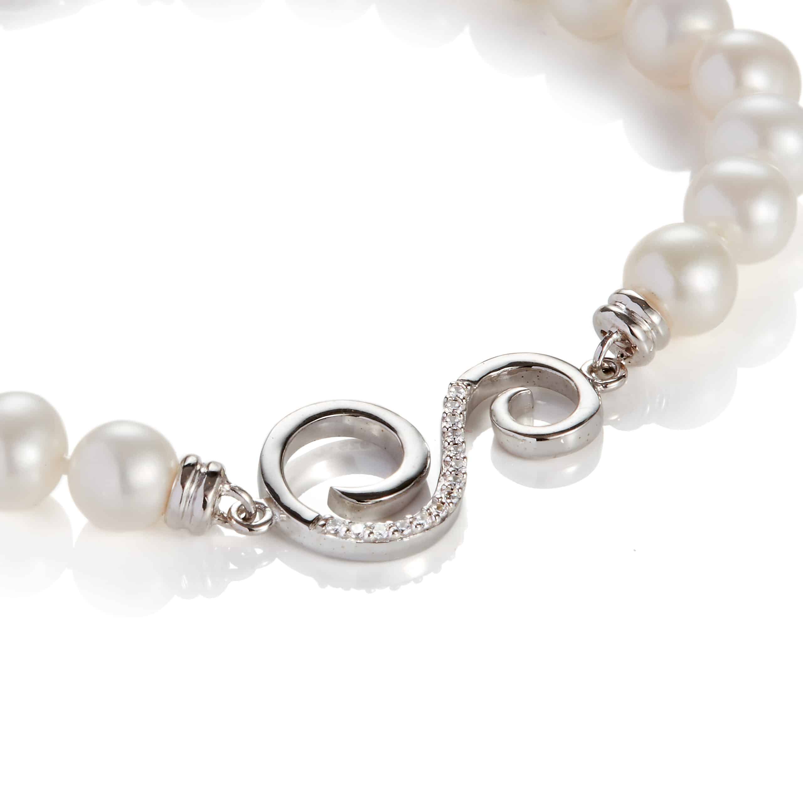 Isle of Wight Pearl - Note Freshwater Pearl Bracelet
